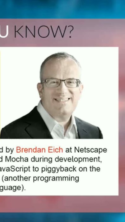 who introduced javascript? #frontend #js #programming - YouTube