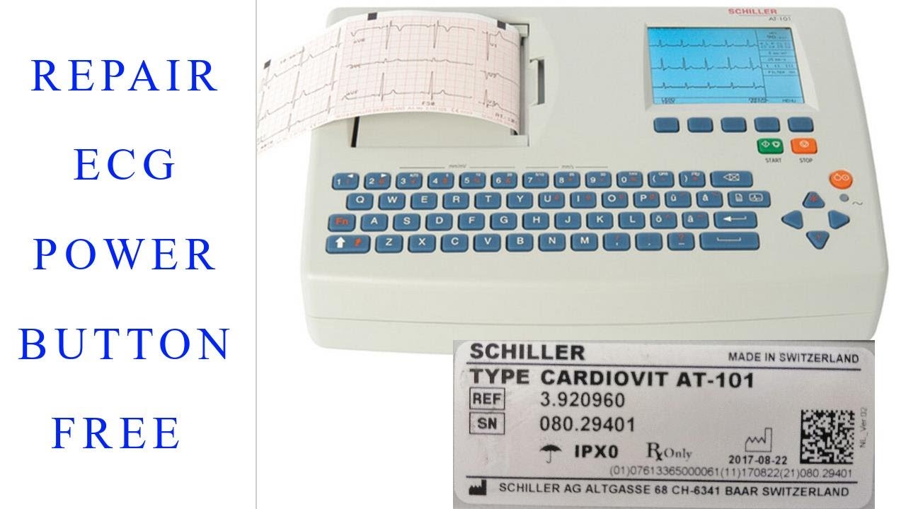 ECG MACHINE POWER BUTTON REPAIR FREE / DISASSEMBLY - YouTube