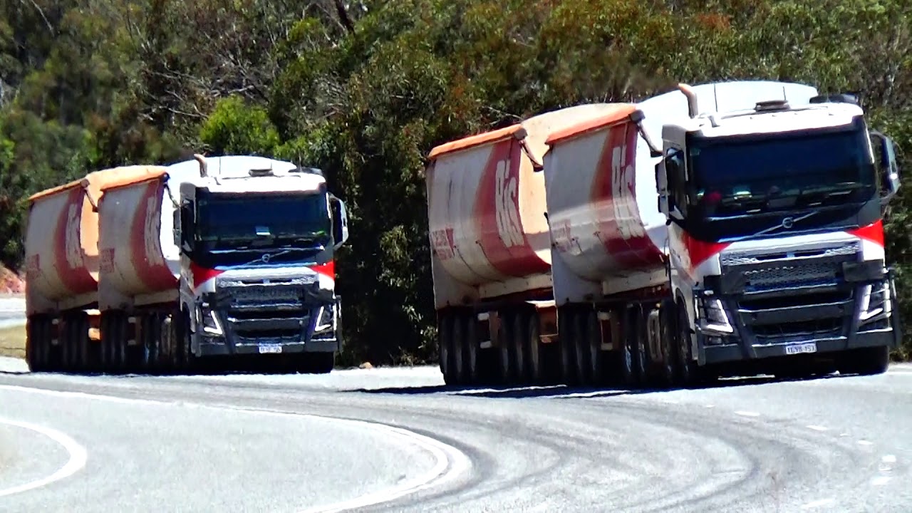 🚛. Two of Bis Industries Volvo FH 16 600's at Little Bindoon Hill ...