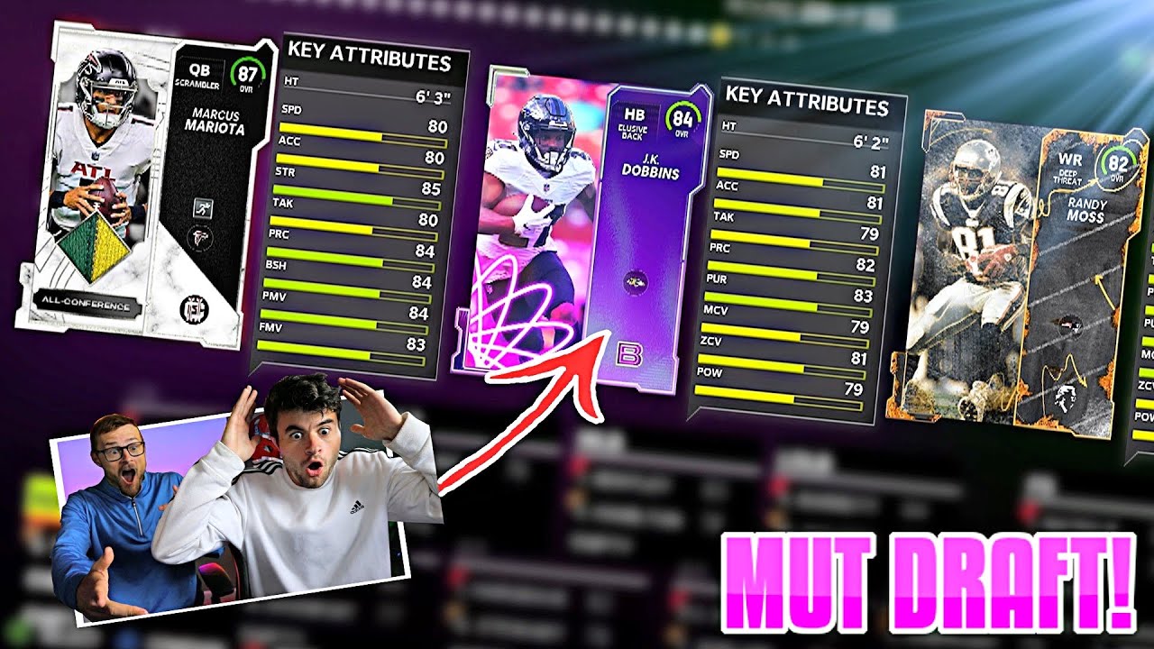 First Ever Madden 23 MUT Draft Against YoBoy Pizza! - YouTube