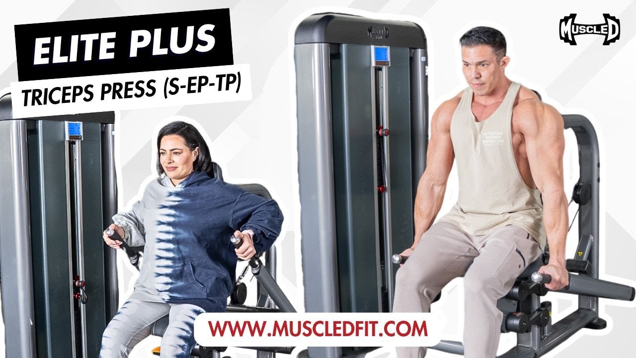 Muscle D Fitness Commercial Selectorized Triceps Press (S-EP-TP) - YouTube
