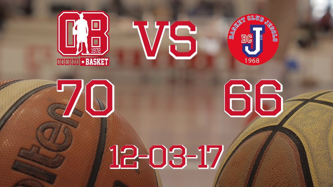 Basket Oderzo vs Jesolo 70-66 | 12-03-2017 - YouTube
