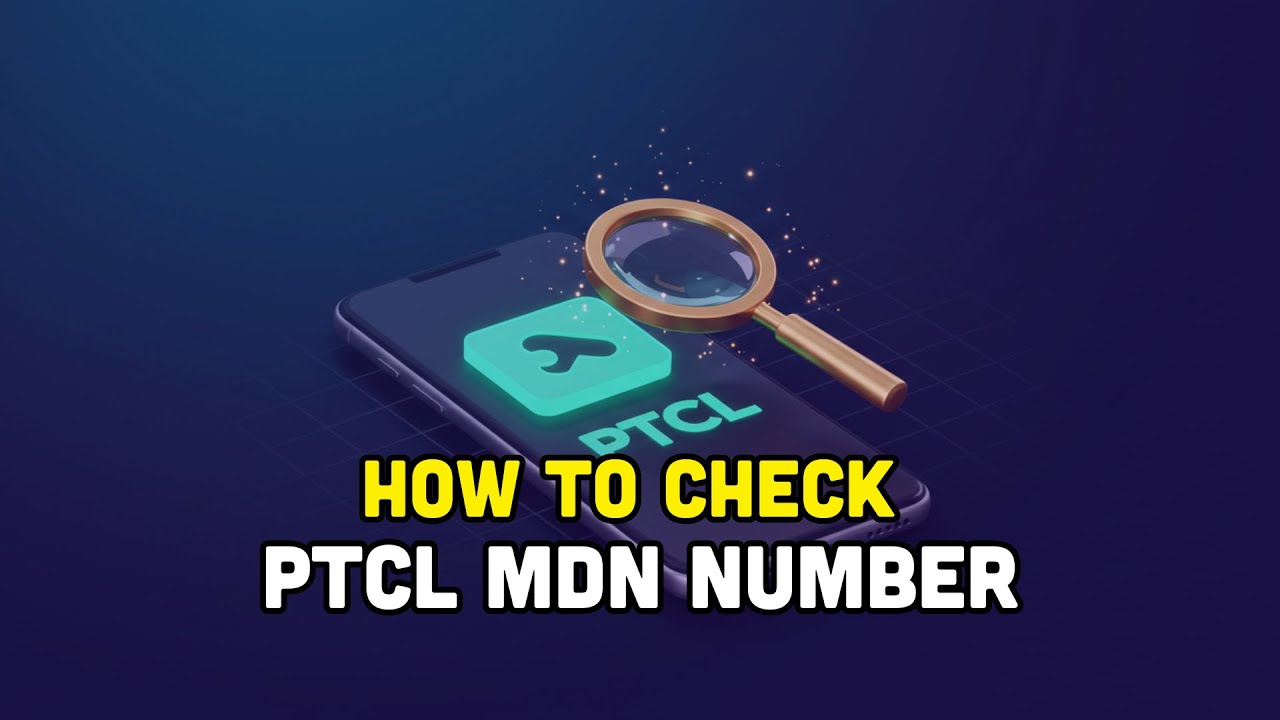 How To Check PTCL MDN Number? - YouTube