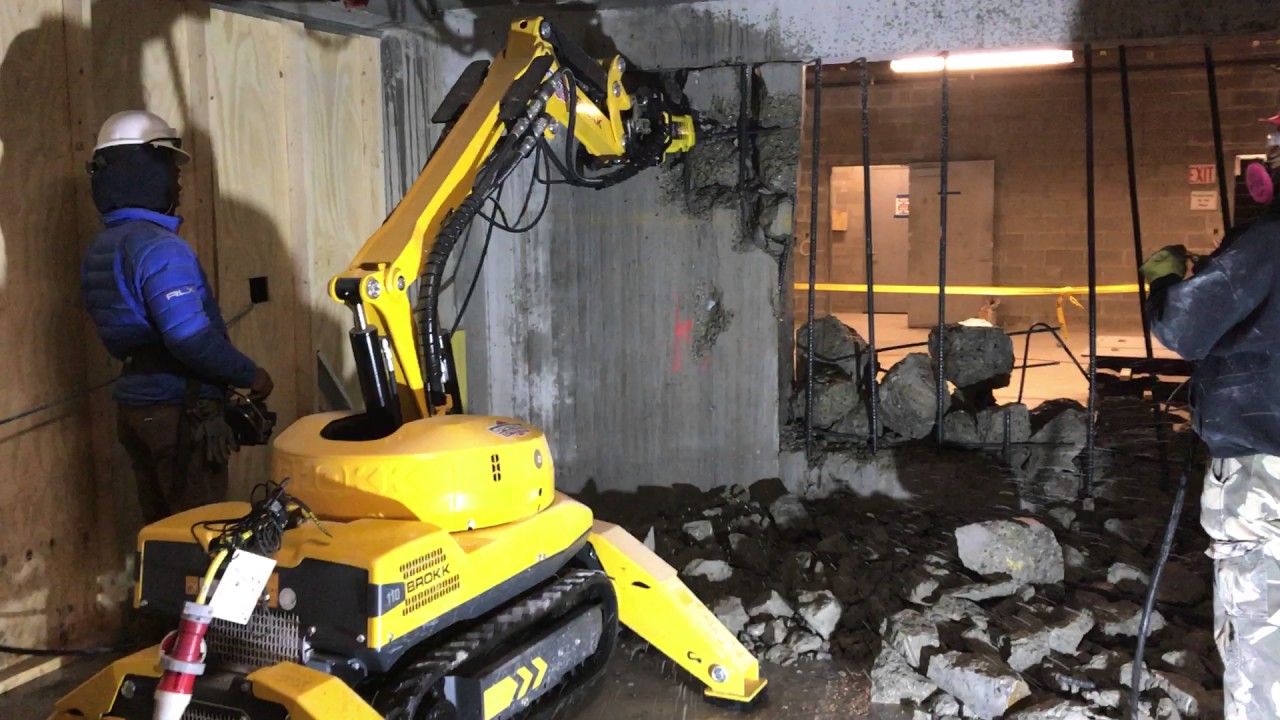 Robotic Demolition - YouTube