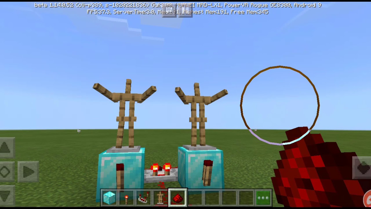 How to make a dancing armour stand in minecraft PE - YouTube