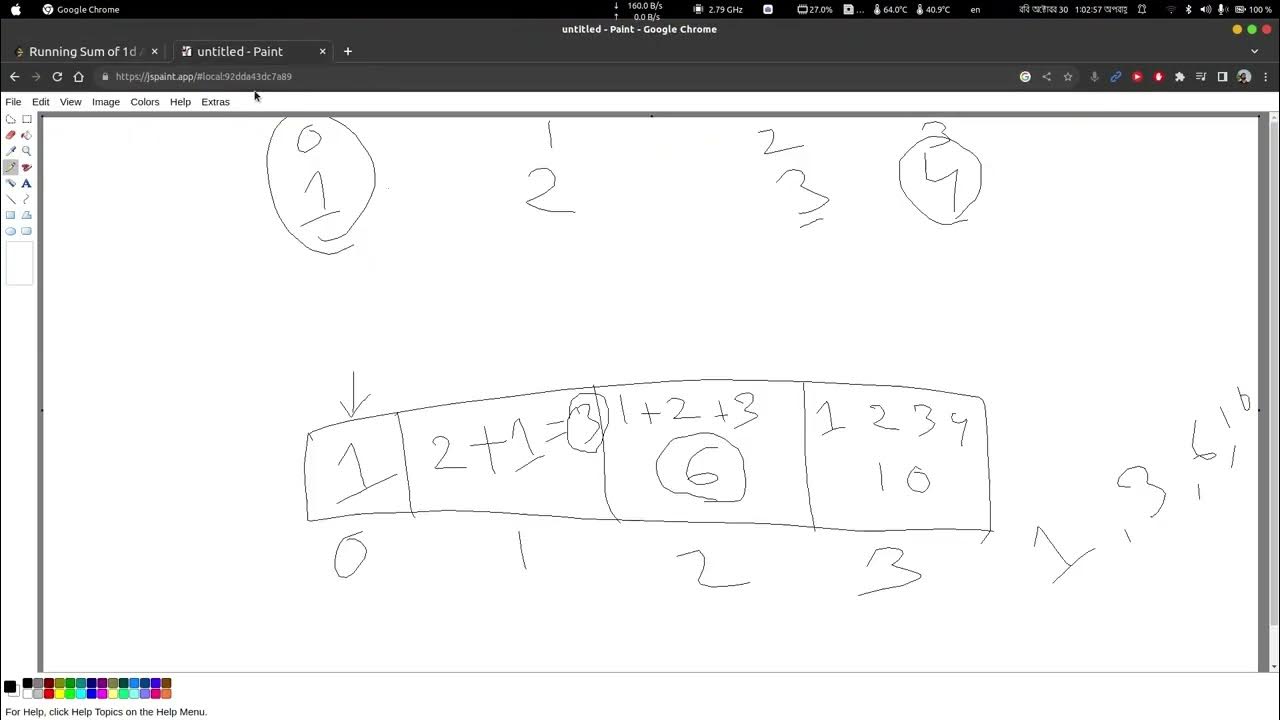 1480 Running Sum Of 1d Array Youtube