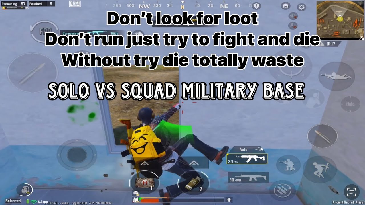 Solo Gameplay Military Base Apartment | Fight at any situation Don’t ...