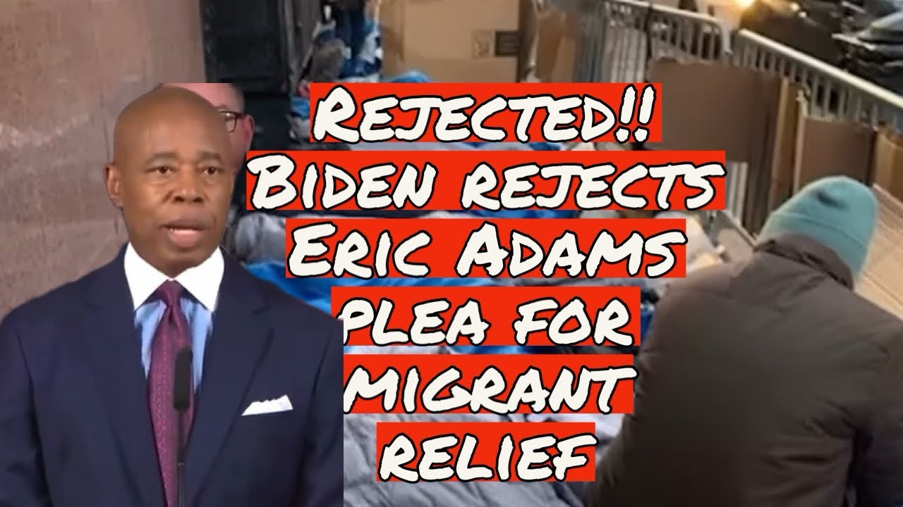 Eric Adams pleas for government help rejected - YouTube