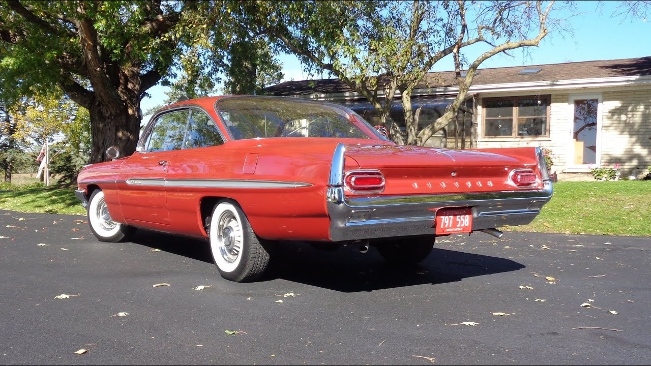 1961 Pontiac Ventura Bubble Top 389 Tri Power 4 Speed in Red & Ride My ...