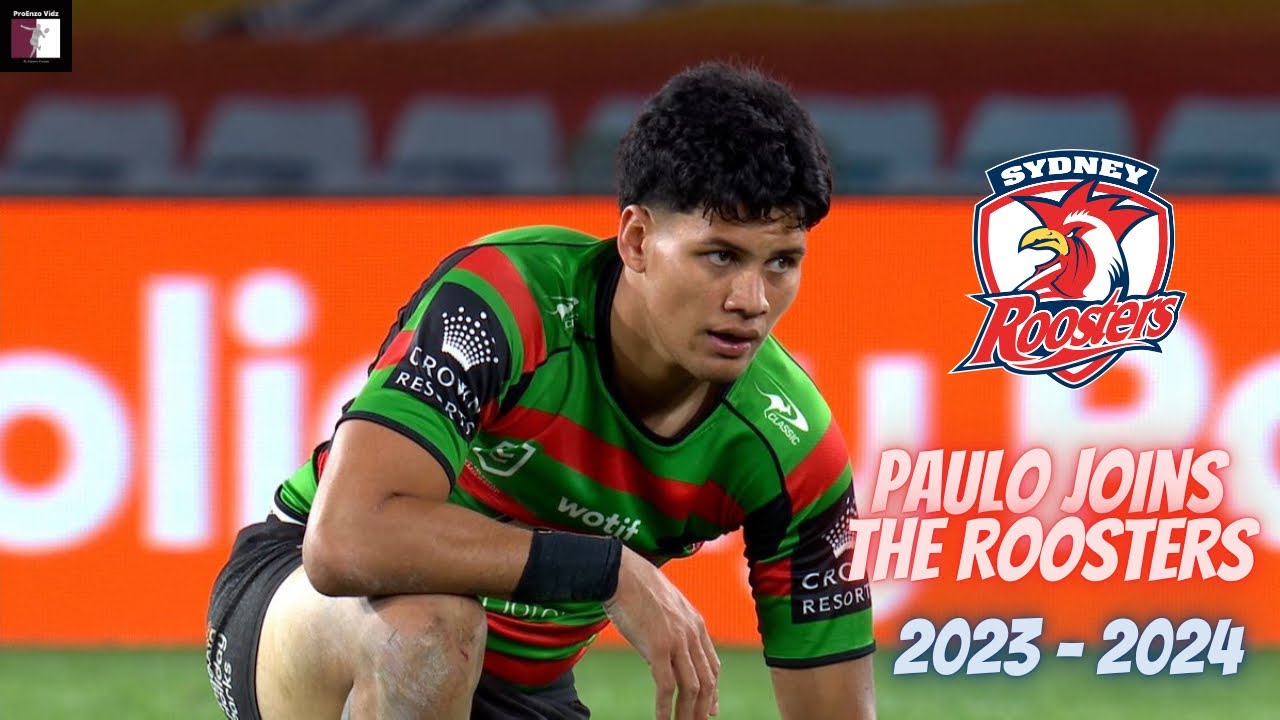 JAXSON PAULO SIGNS WITH THE SYDNEY ROOSTERS | NRL 2022/2023 - YouTube