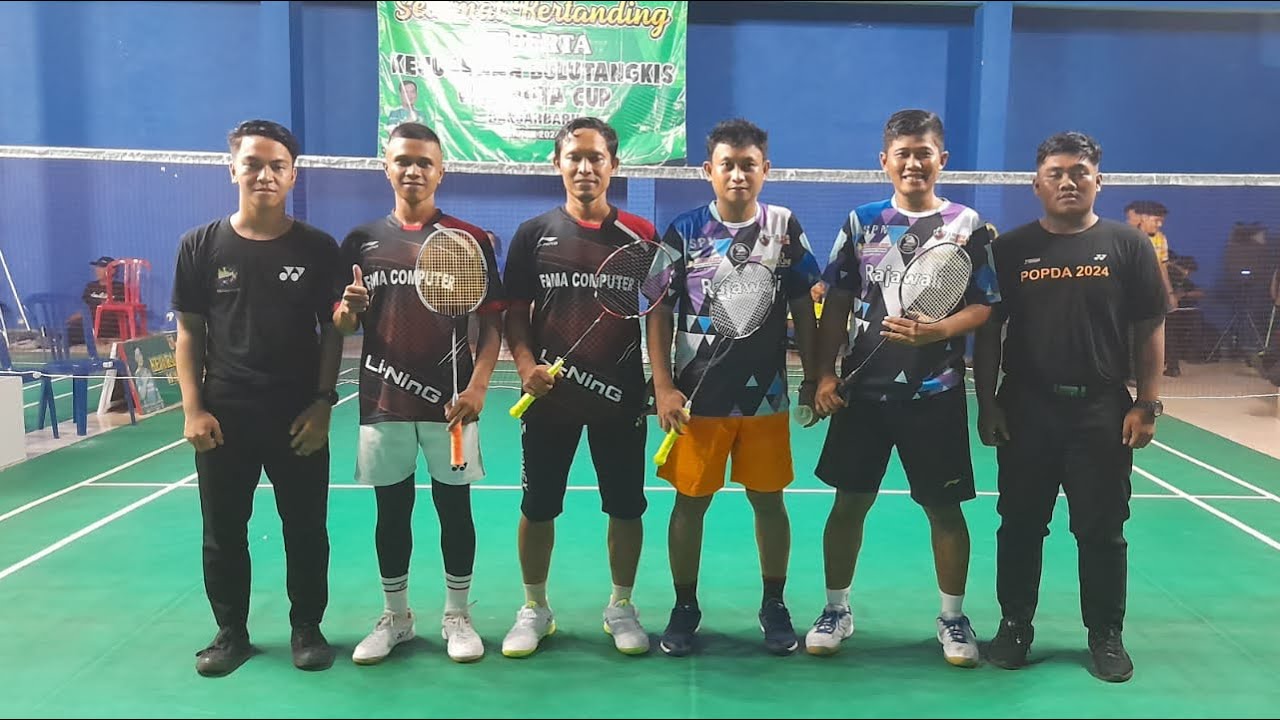 Quarter Final Wali Kota Banjarbaru Cup 2024, F Zaki /Edy Susanto vs ...