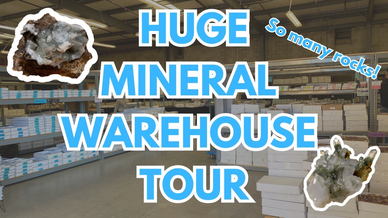 B2B Minerals FULL Warehouse Tour - Crystal and Mineral Wholesale ...
