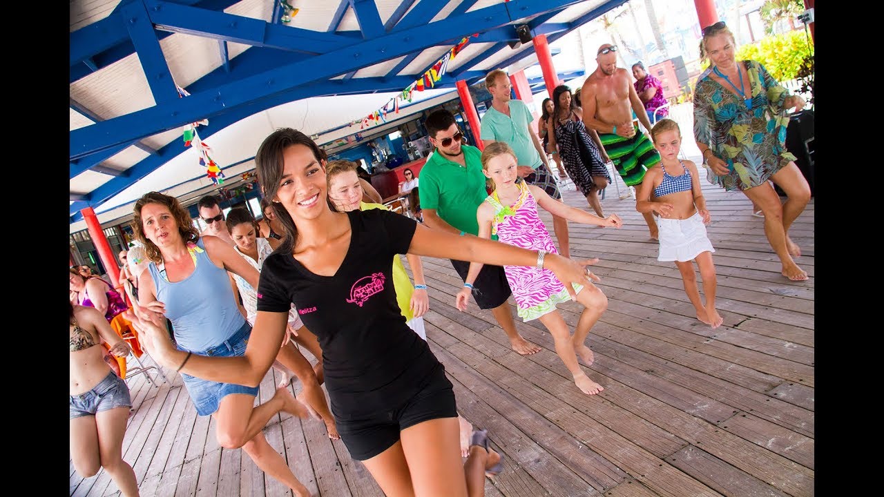 Salsa Lessons at De Palm Island Aruba - YouTube