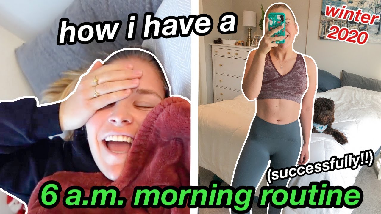 HOW I ACTUALLY HAVE A 6AM HEALTHY AND PRODUCTIVE MORNING ROUTINE ...