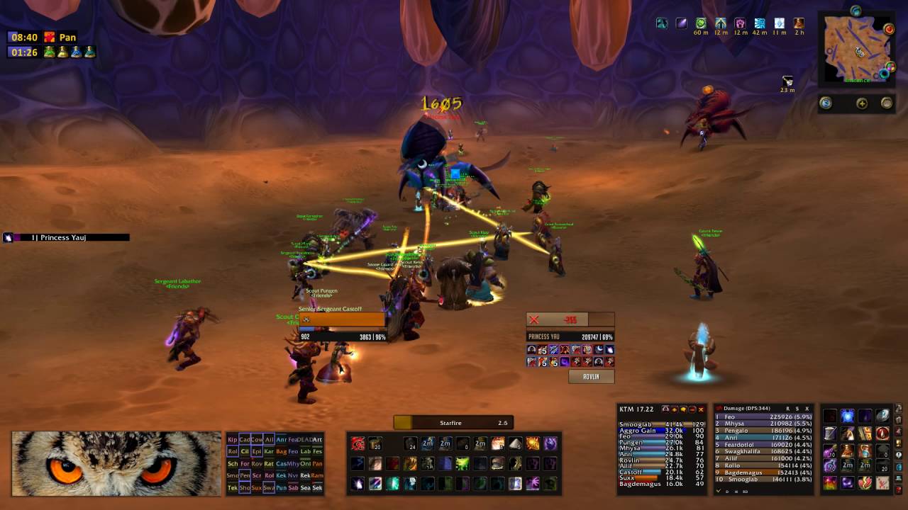 WoW Kronos. Friends vs Bug trio - YouTube