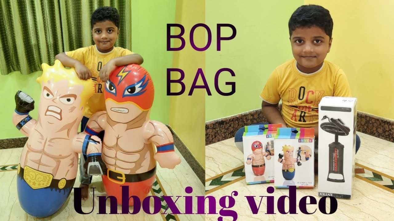 BOP bag | Hit Me toy for kids | Intex 3D Inflatable Bouncer toy for ...