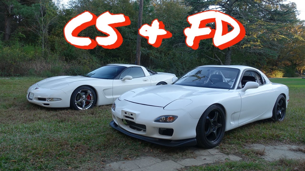 C5 Corvette & Mazda RX7 - YouTube