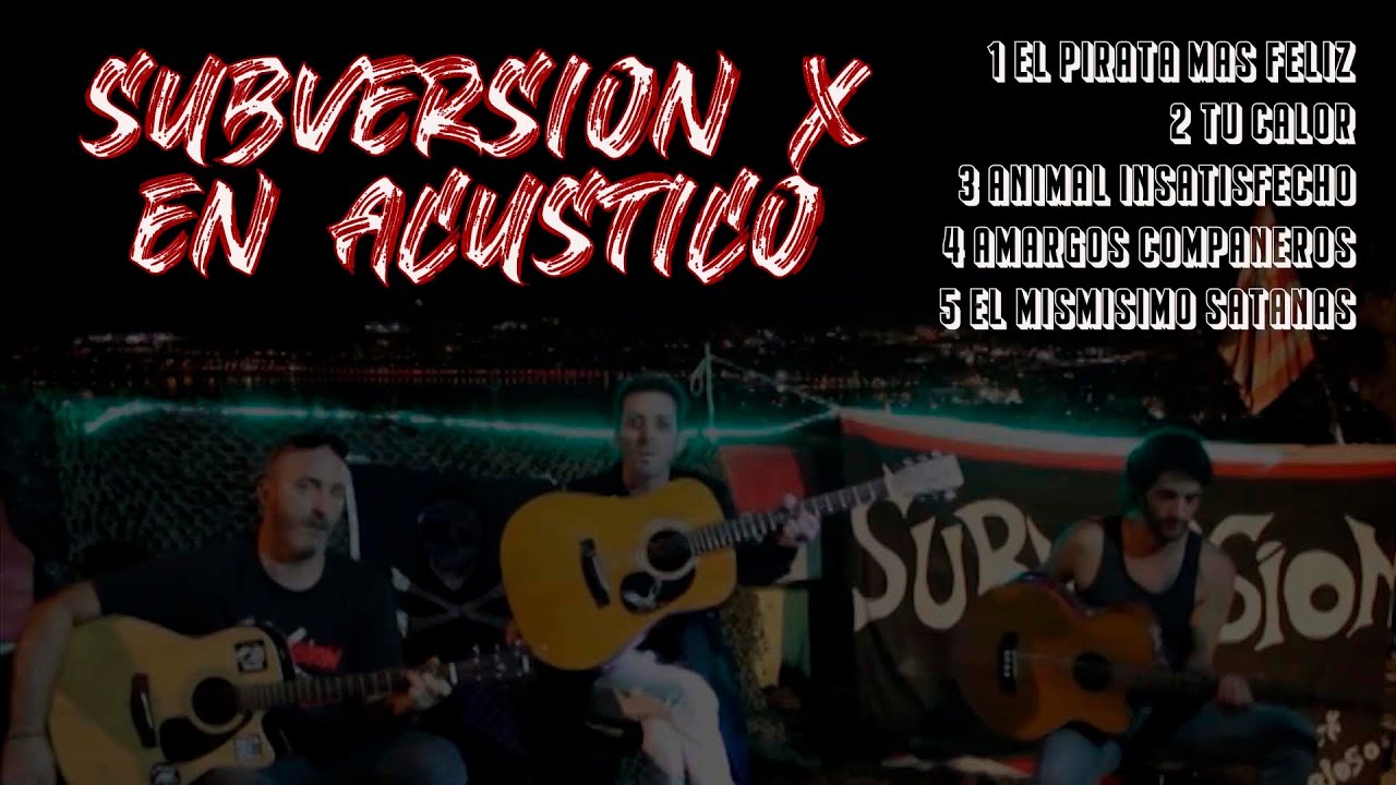 🔥 SUBVERSION X 🔥 acústico 2020 #subversionx #acustico #rockanimal - YouTube