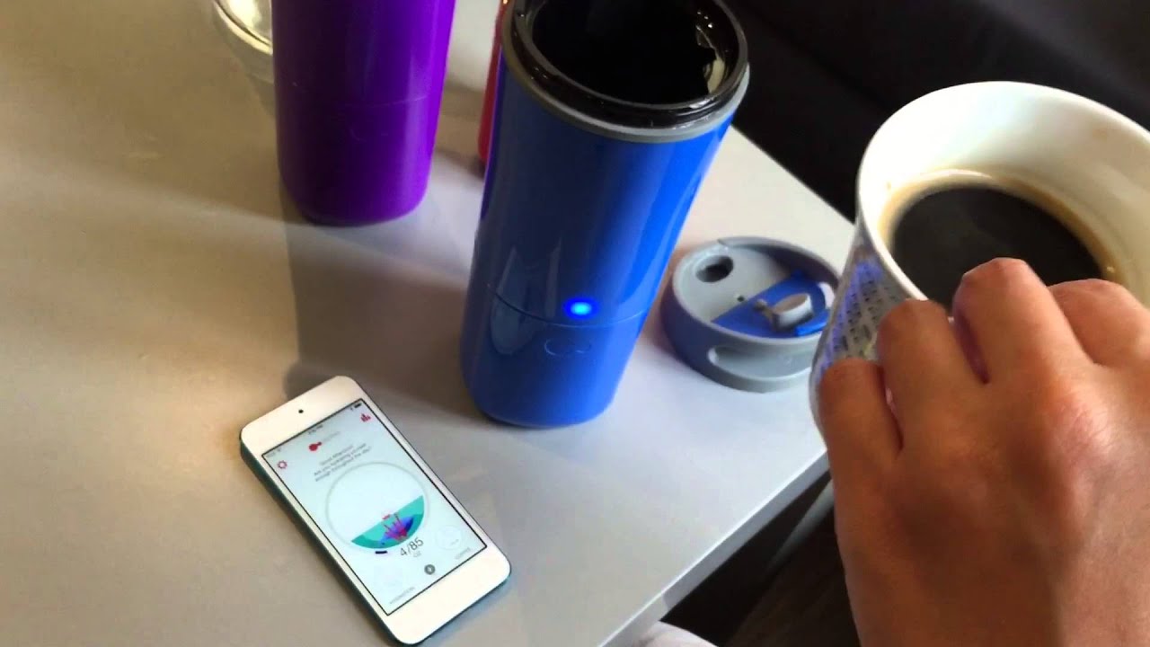 Ozmo Water App and Smart Cup Live Demo - YouTube