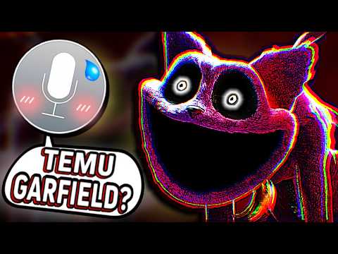 Siri Plays Poppy Playtime Chapter 3… TEMU GARFIELD IS CHASING ME!