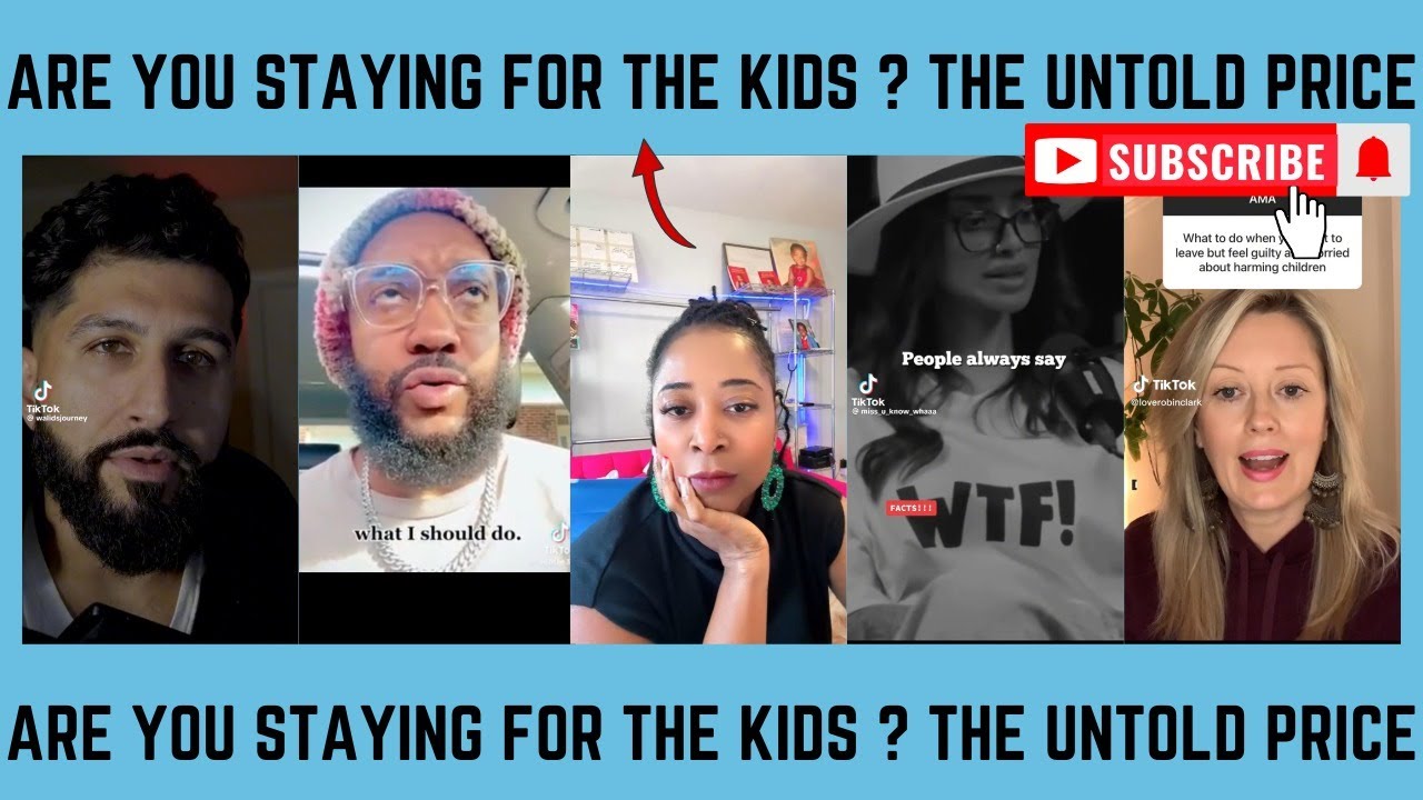 Are You Staying for the Kids? The Untold Price Parents and Children Pay ...