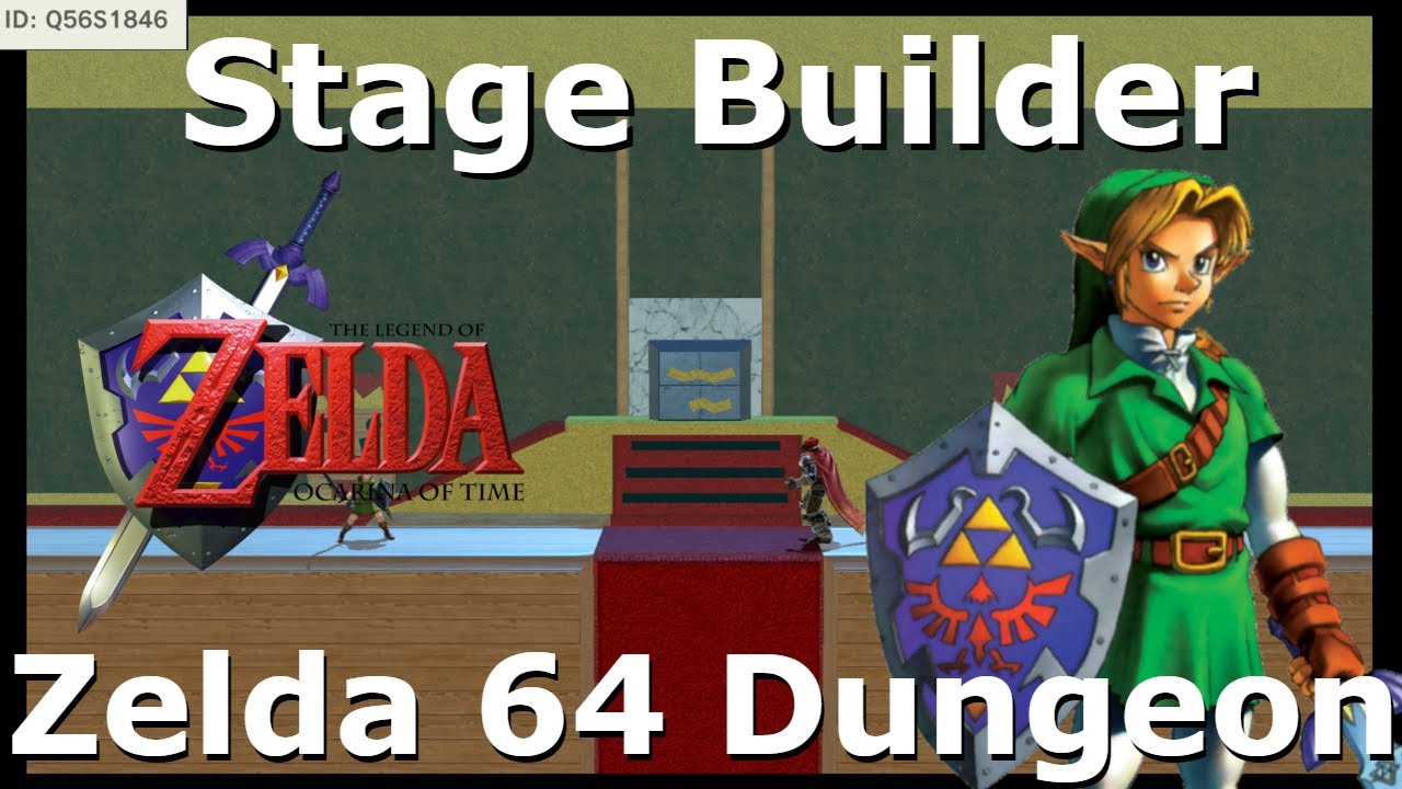 Super Smash Bros. Ultimate - Stage Builder - "Zelda 64 Dungeon" - YouTube