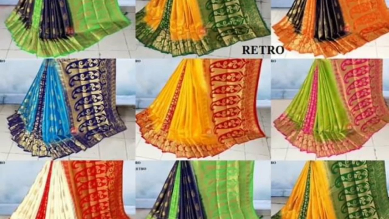 New Collection Sarees | Model Saree | 2019 - YouTube