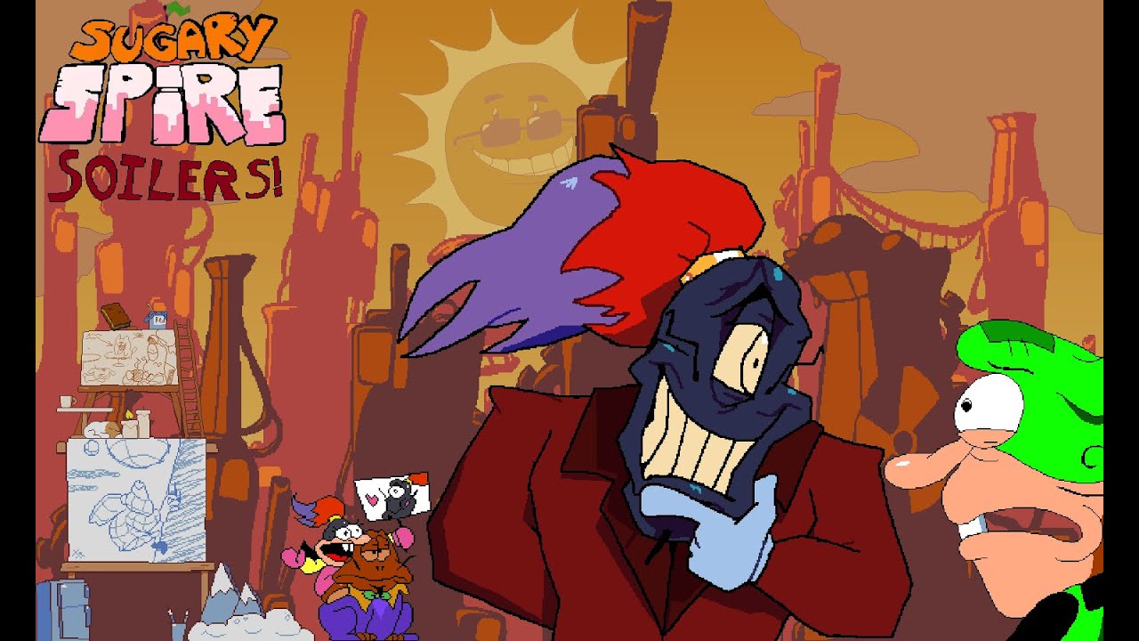 SUGARY SPIRE IS OUUUTT!!! THE NIGHT EXHIBITION [Sugary Spire/Pizza ...