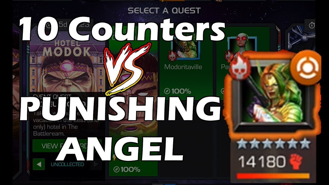10 Counters VS Punishing Angel - MCOC - YouTube