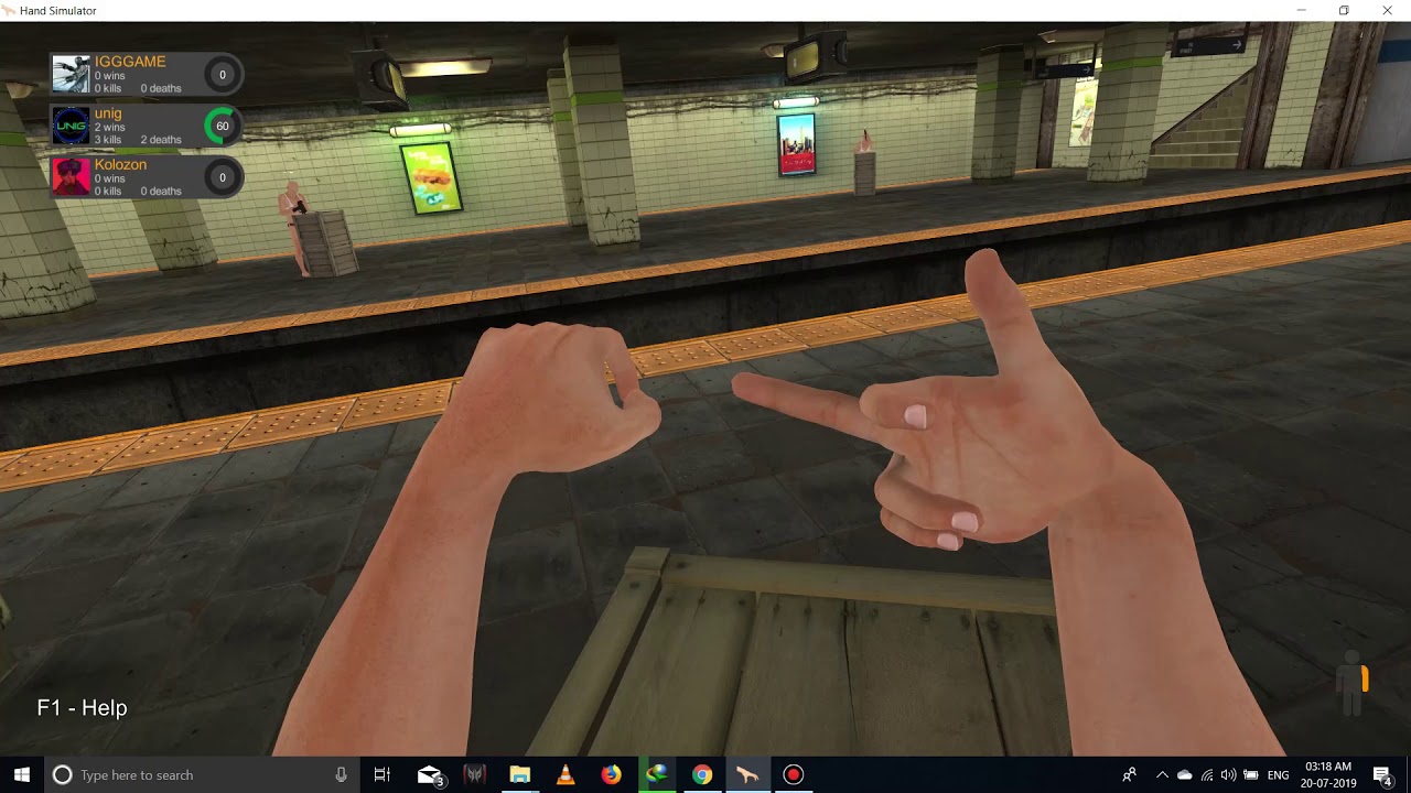 HAND SIMULATOR | FUNNY GAMEPLAY | HAND F..KING | GTX 1050 TI HAND ...