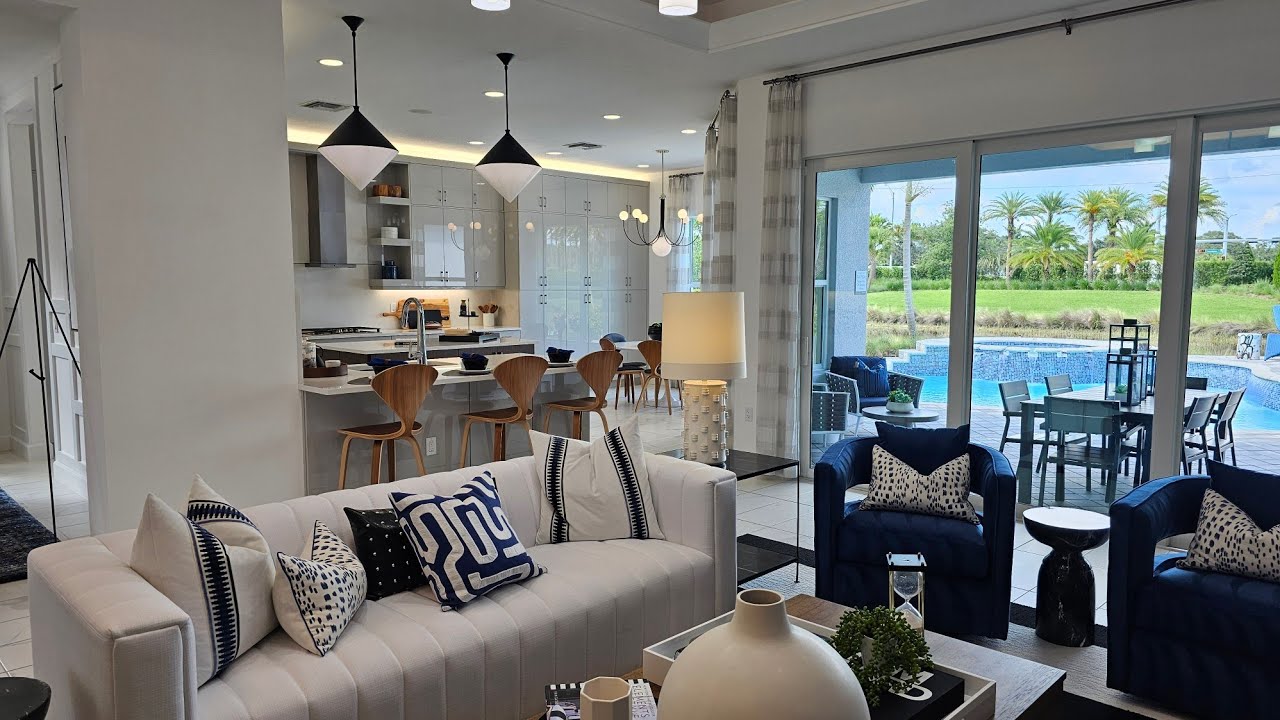 FLORIDA MODERN DESIGN IDEAS. MODEL HOME FULL TOUR. - YouTube