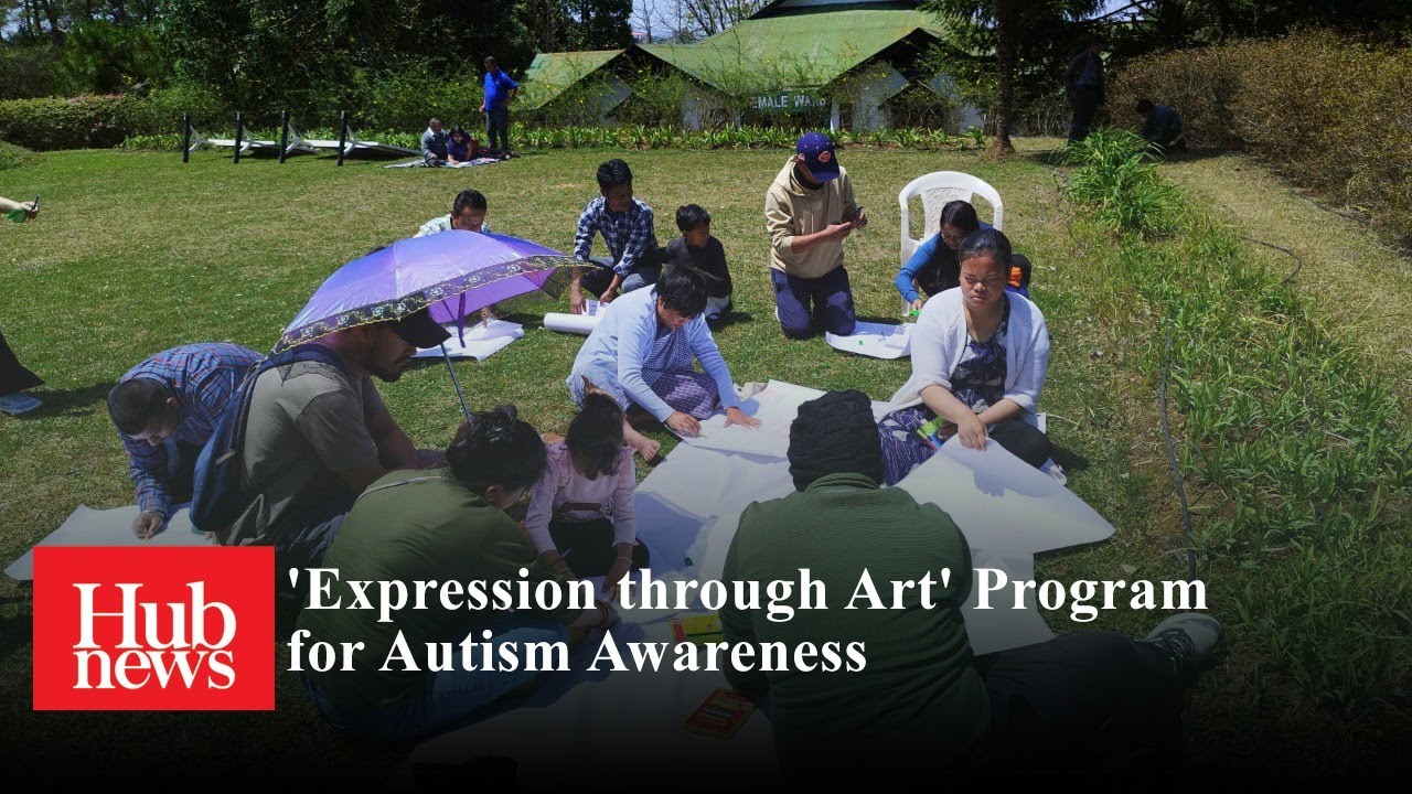WATCH| 'Expression through Art' program for autism awareness - YouTube