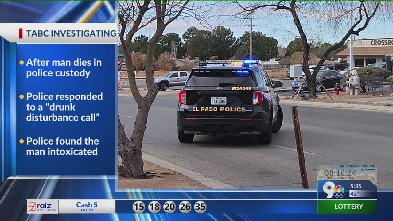 TABC investigates after man dies in police custody - YouTube