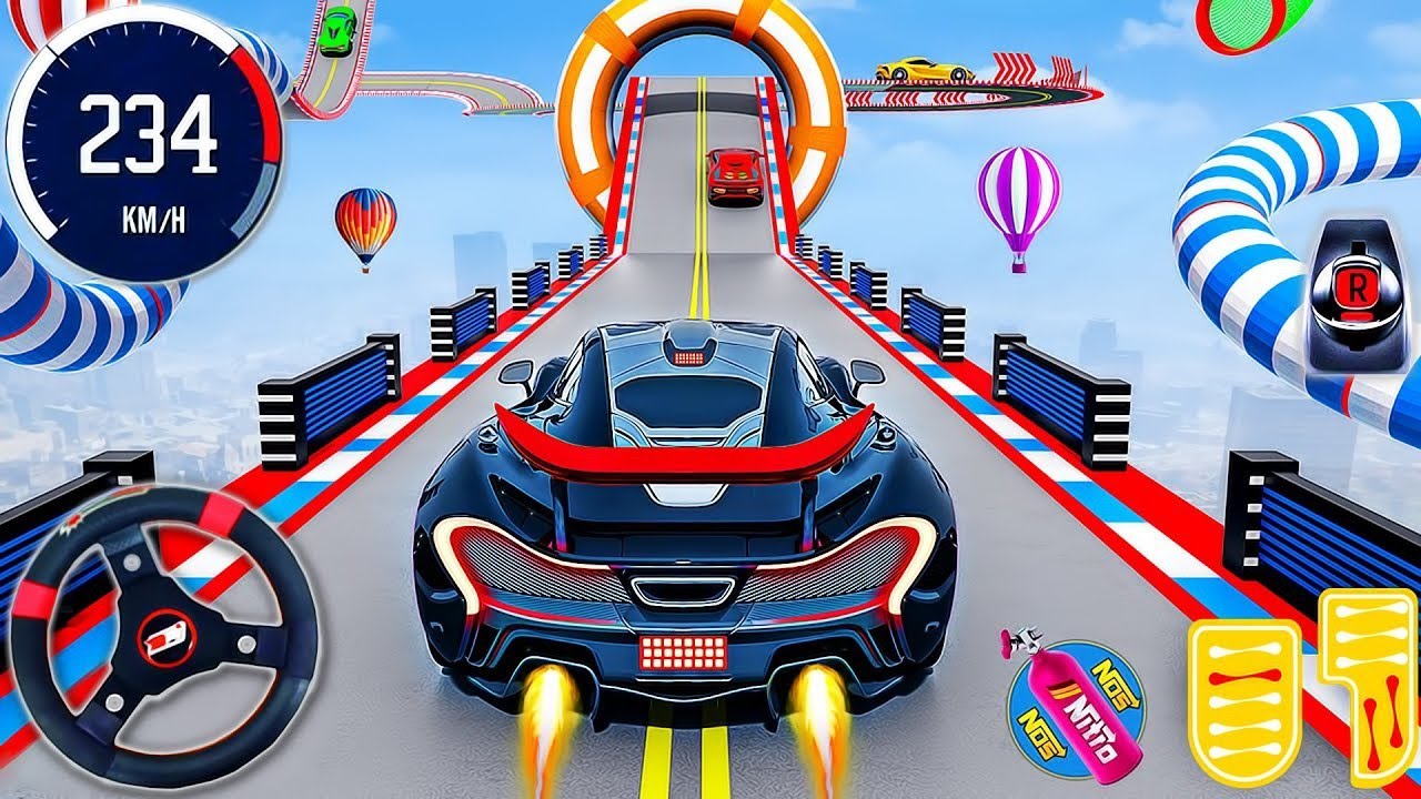 Crazy Car Stunt Driving Simulator - Amazing Tracks Car Drive Game ...