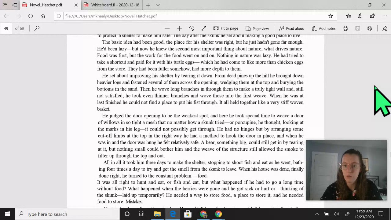 Hatchet Chapter 14 - YouTube