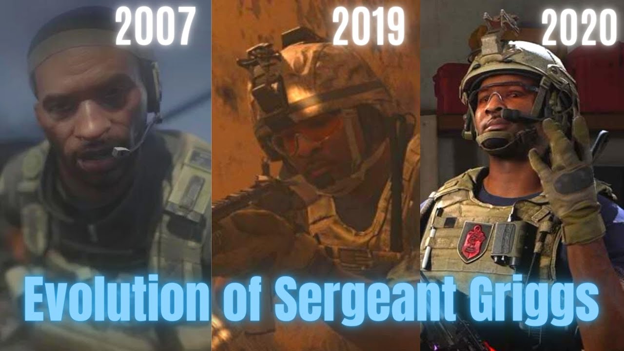 Evolution of Sgt Griggs - Modern Warfare - YouTube