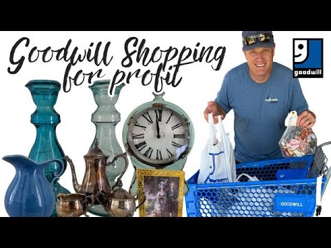 Thrifting At Goodwill For A Living - Home Decor Reselling - YouTube