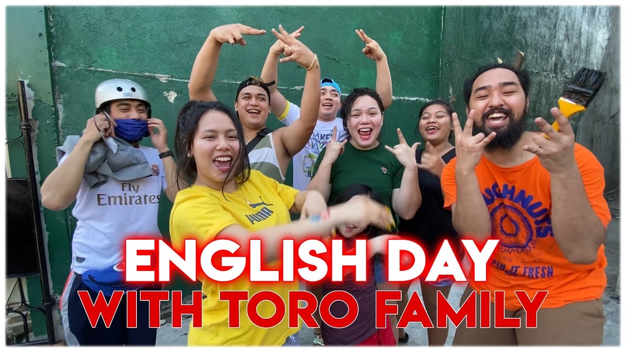 ENGLISH DAY WITH TORO FAMILY - YouTube