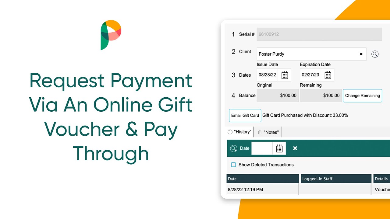 Request Payment Via An Online Gift Voucher & Pay Through - YouTube