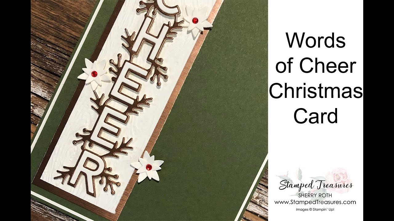 Words of Cheer Christmas Card - YouTube