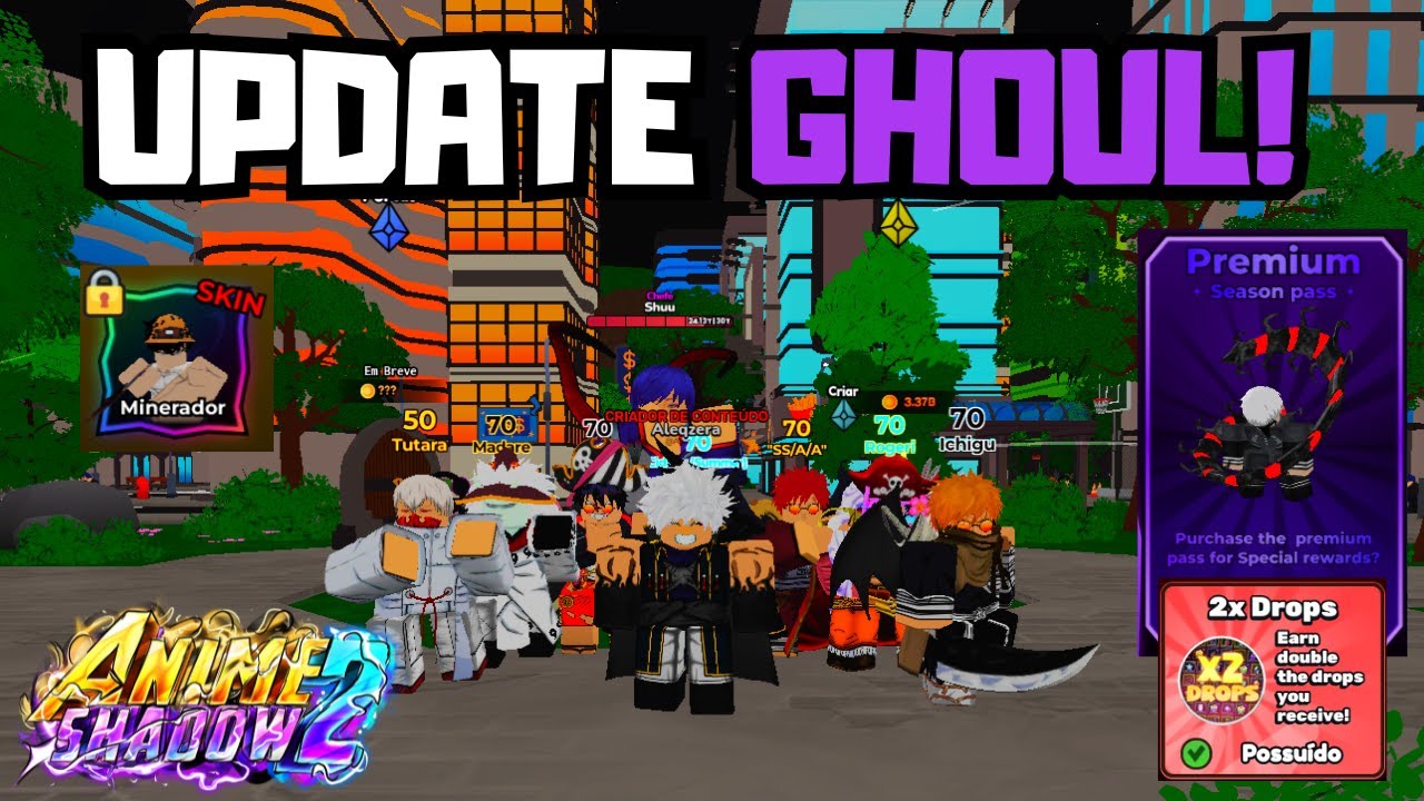 CORRE! TUDO OQUE VEIO NA NOVA UPDATE DO ANIME SHADOW 2! - YouTube