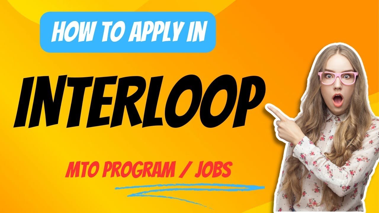 How to Apply in Interloop. / MTO Program 2024 / Interloop #jobs / # ...