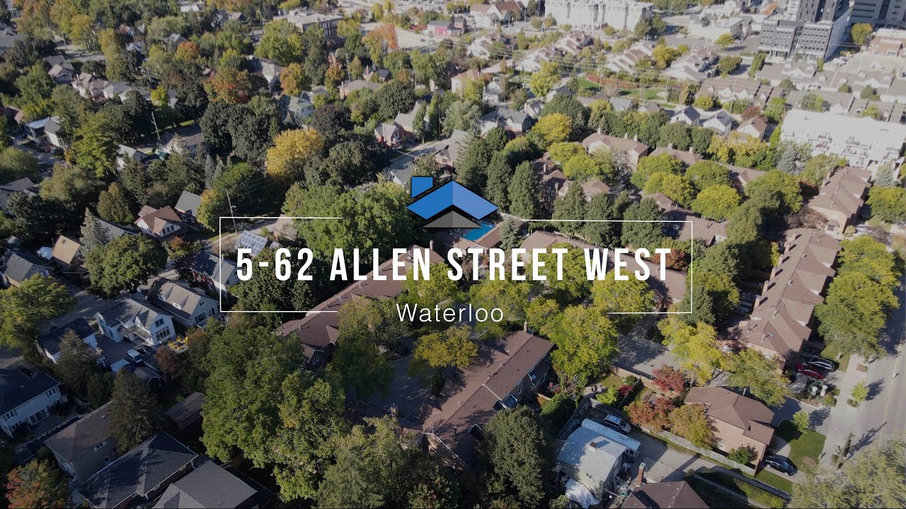 5-62 Allen Street West, Waterloo - Walkthrough Video with Aerial ...