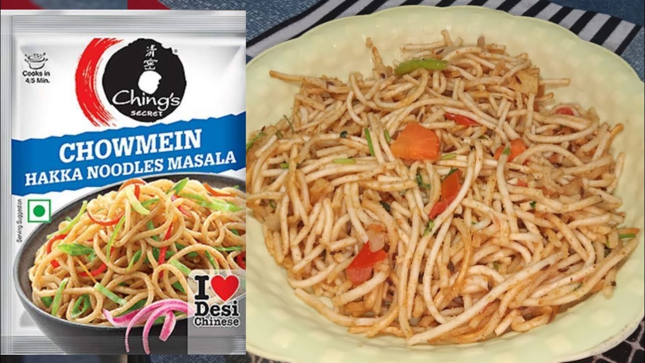 Ching's Chowmein Recipe|Ching's Chowmein Hakka Noodles Recipe ZEBA ...