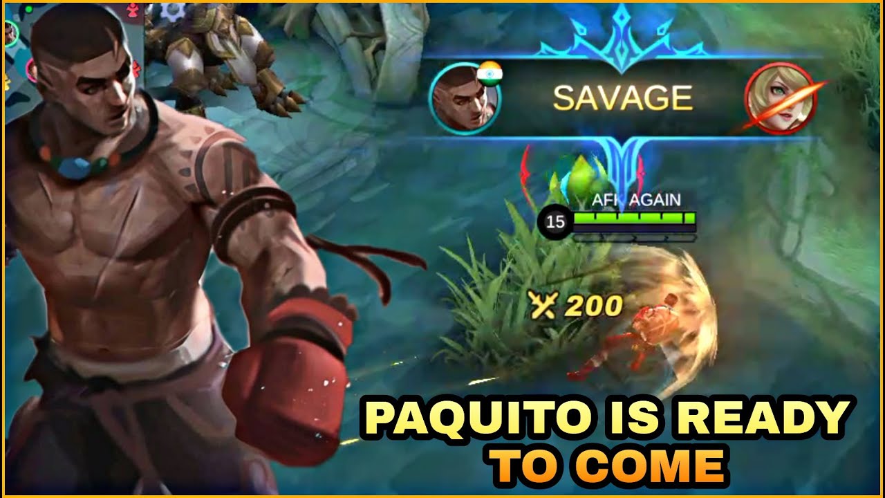 NEW HERO PAQUITO RELEASE DATE | MOBILE LEGENDS - YouTube