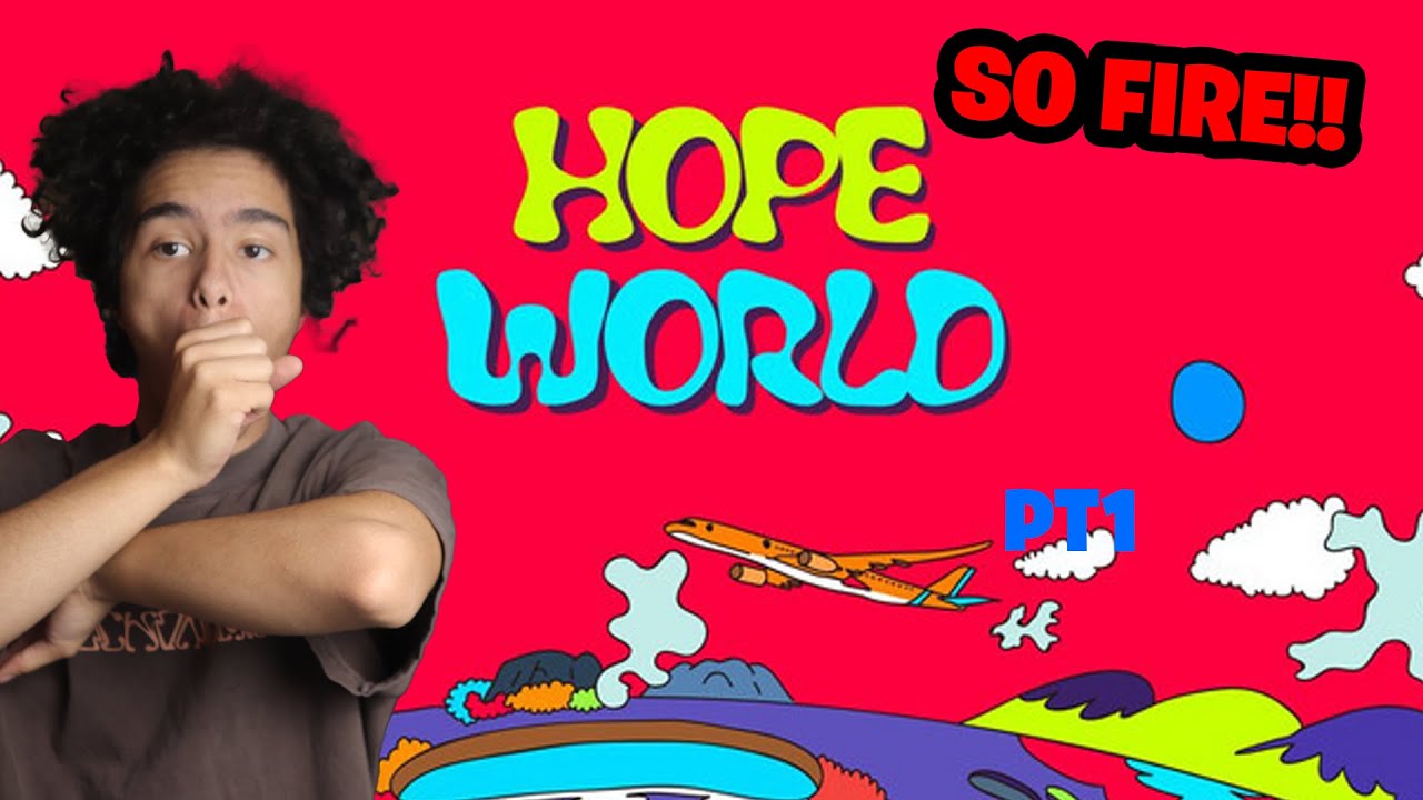 HOPE WORLD IS SO DOPE! J HOPE - HOPE WORLD FULL ALBUM REACTION PT 1 ...