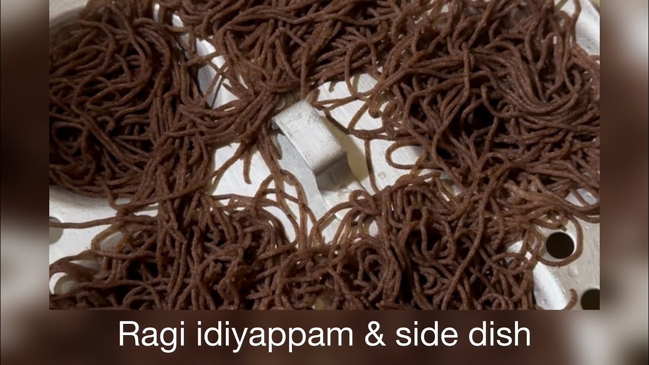 Ragi idiyappam & side dish | Healthy recipe | Must try recipe 💪🏻 ...