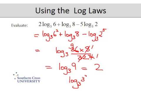Log Laws - YouTube