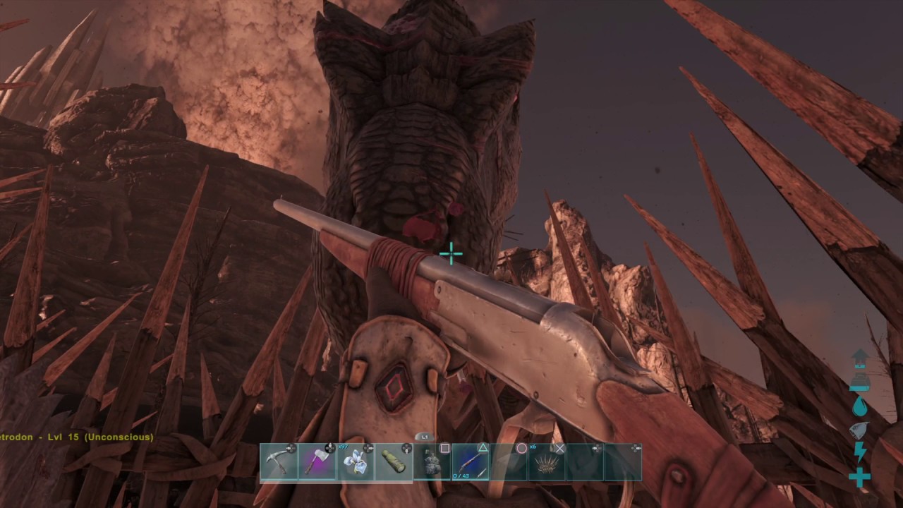 ARK: Survival Evolved PS4 Taming Dimetrodon - YouTube