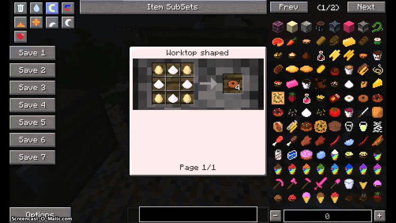 Food plus mod showcase for mineraft 1.6.4 - YouTube